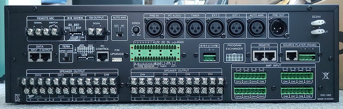 EDC-1000 Bộ điều khiển trung tâm kỹ thuật số - PASCOM